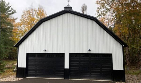 "Man Cave" in Huntsville, Ontario - Olympia Steel Buildings Canada