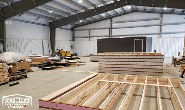 Manufacturing Facility in Goshen, Nova Scotia - Olympia Steel Buildings