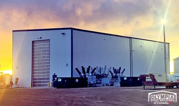 Construction Storage Building in Calgary, Alberta - Olympia Steel ...