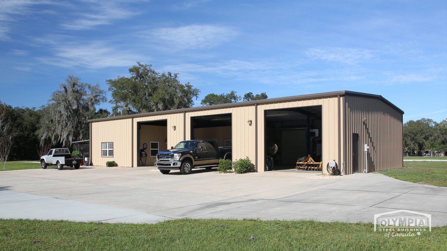 Metal Garage Kits | Prefab Garage Kits | Olympia Steel of Canada